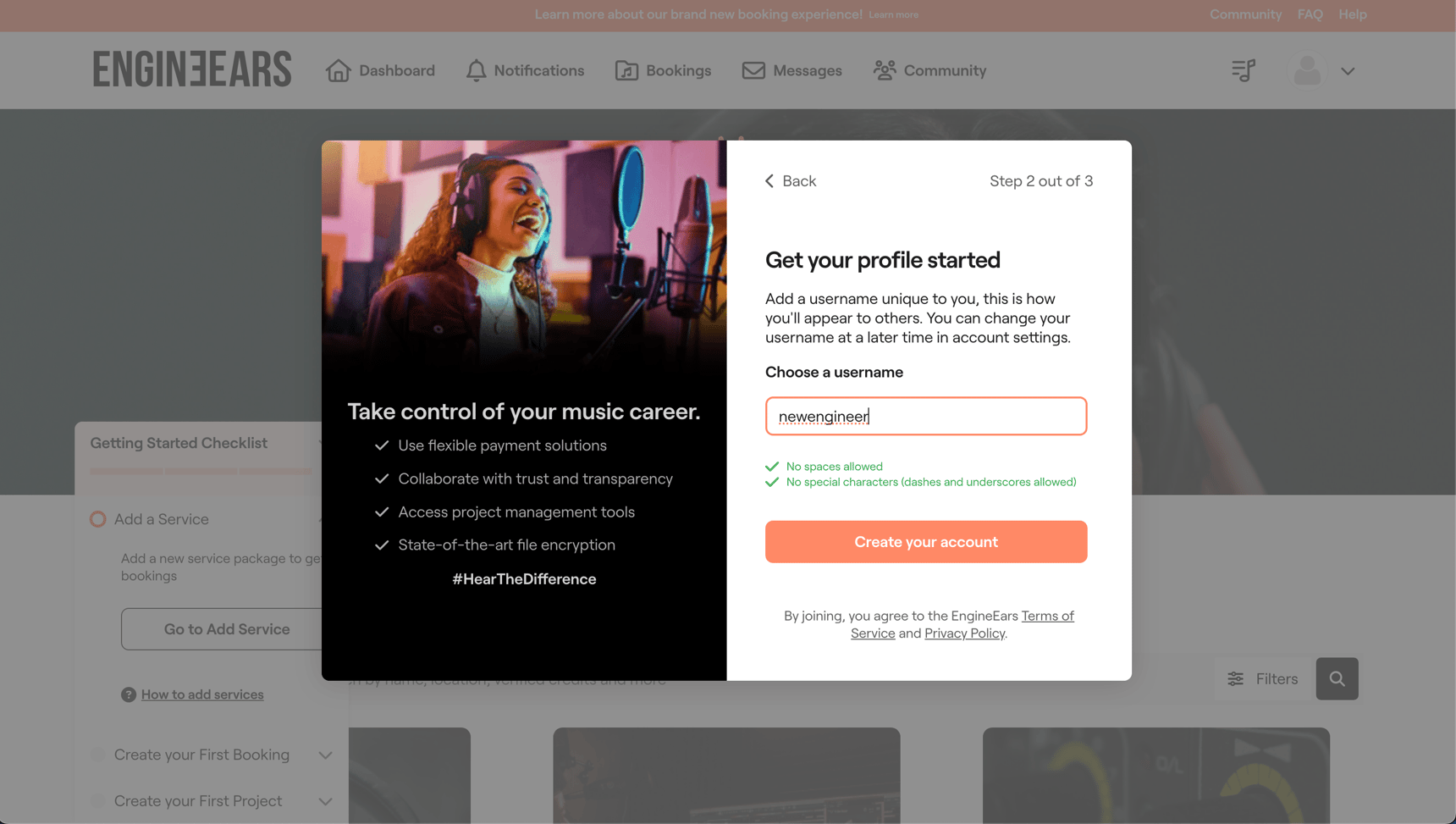 How do I get started as an Engineer on EngineEars?