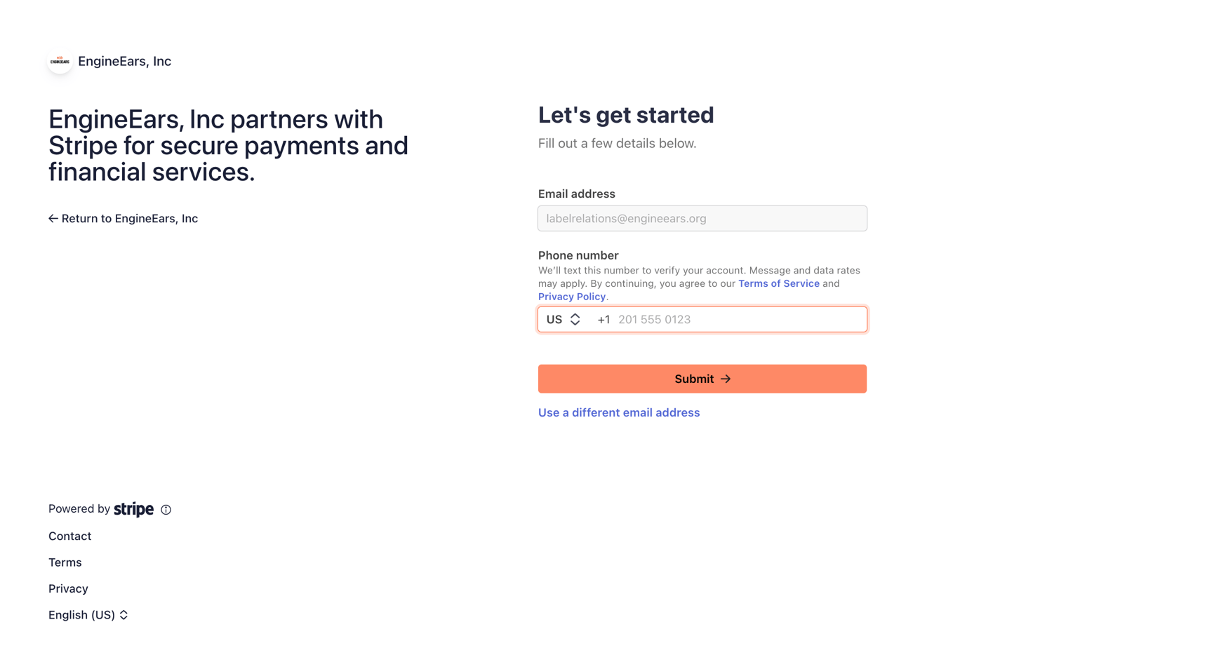 How do I Setup or Update my Stripe?