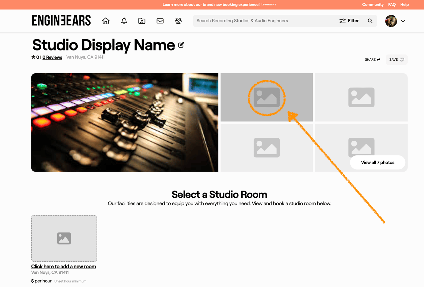 How to Complete Your Studio Profile