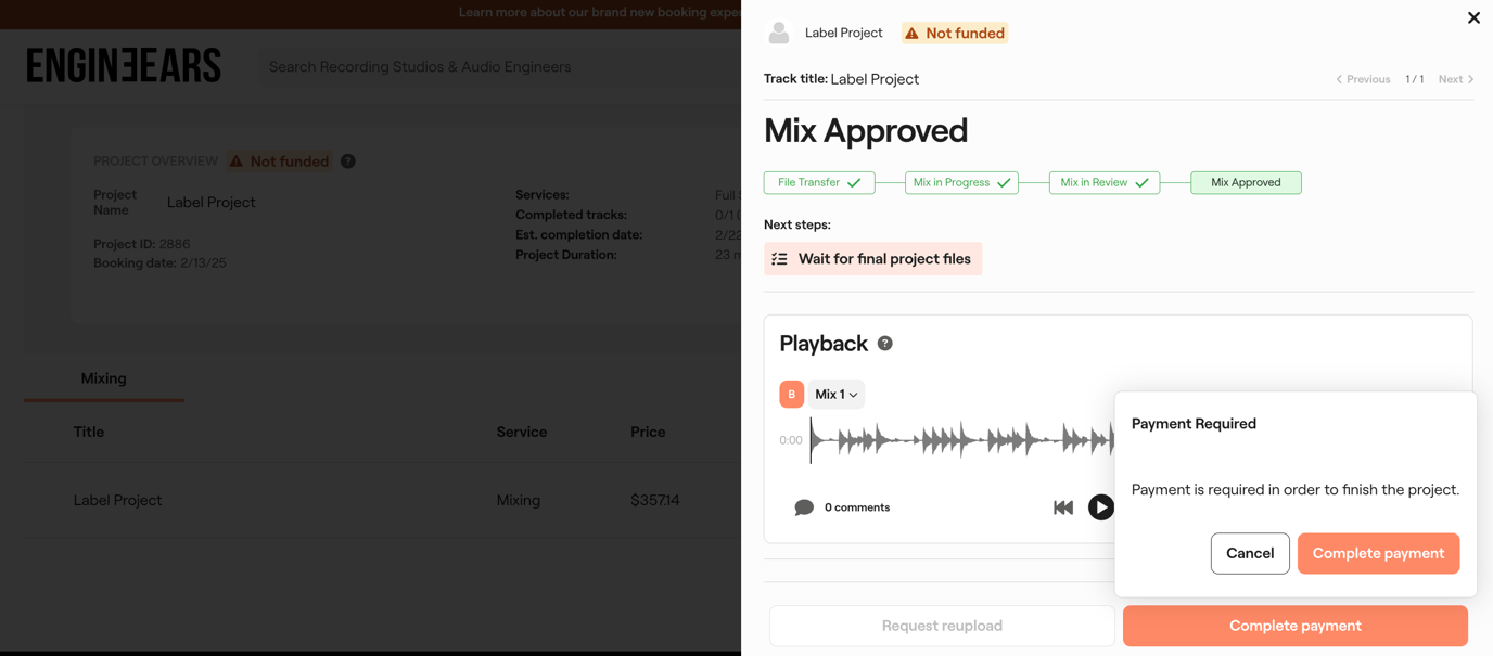 How to book Record Label clients for projects and sessions through ...