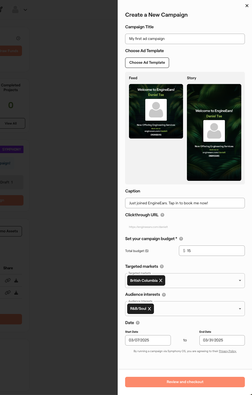 How to create an ad campaign?